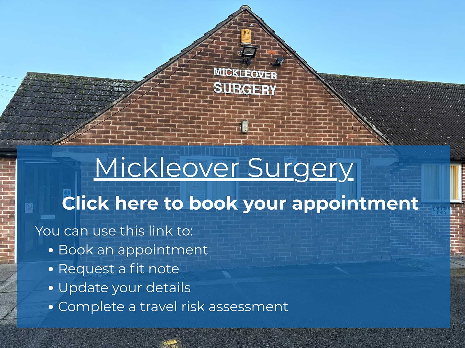 Mickleover Surgery – NHS GP Surgery in Derby